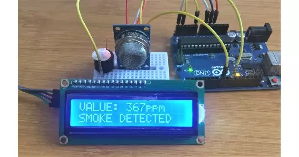 Capteur de gaz MQ5 avec Arduino Uno