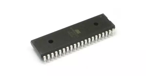 atmel atmega32l-8pu 8 bit microcontroller - 40 pins dip