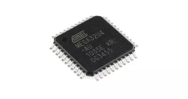 atmel atmega32u4-aur 8 bit microcontroller