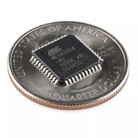 atmel atmega32u4-aur 8 bit microcontroller