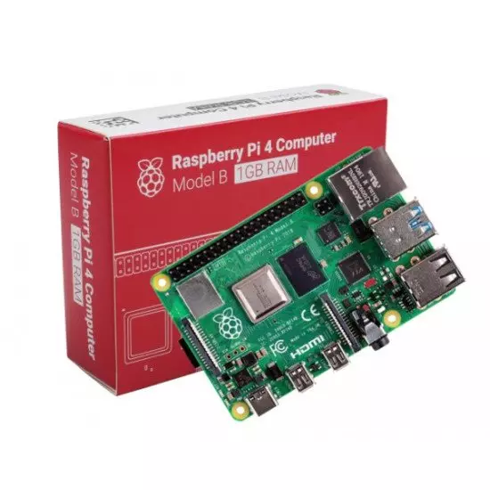uk-raspberry pi 4 modèle b soc bcm2711 ram 1go ddr4 usb 30 poe