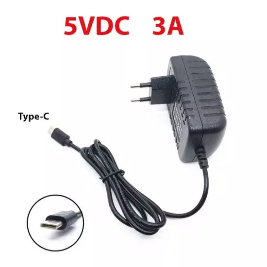 adaptateur 5v 3a type c