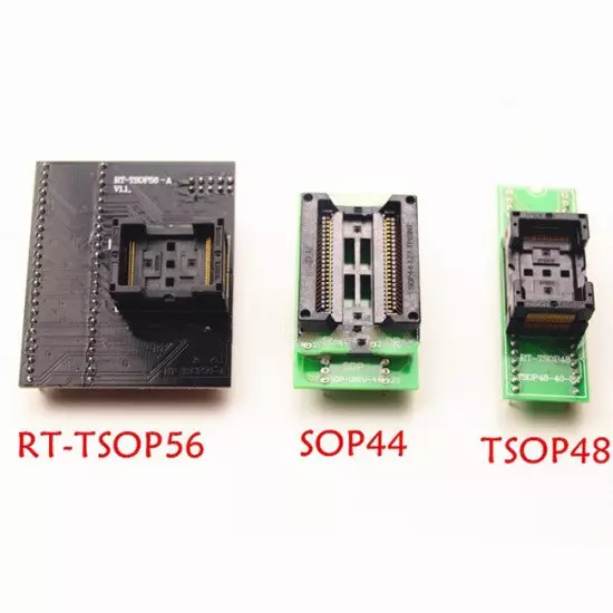 kit de prise adaptateurs de programmeur tsop56 sop44 a dip44 tsop48 a dip48