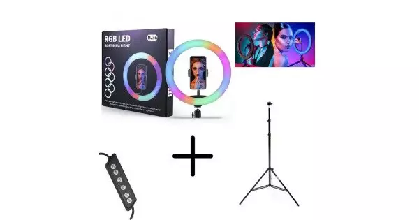 lumiere annulaire rgb mj36