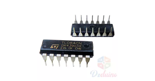 amplificateur operationnel dentree quad jfet tl084 ampli op ic dip 14
