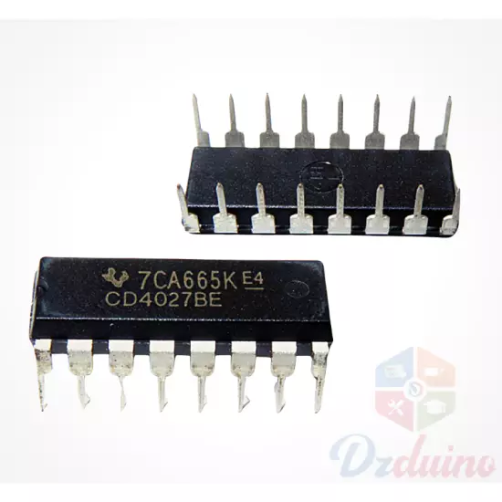 cd4027be ic a bascule double jk dip 16
