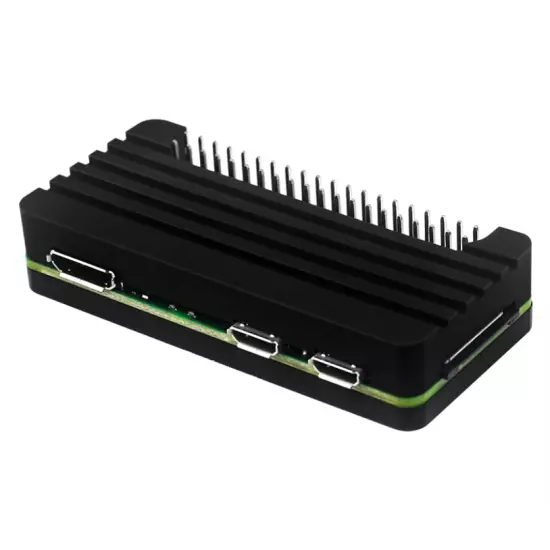 raspberry pi zero 2 w boitier en aluminium gpio vertical