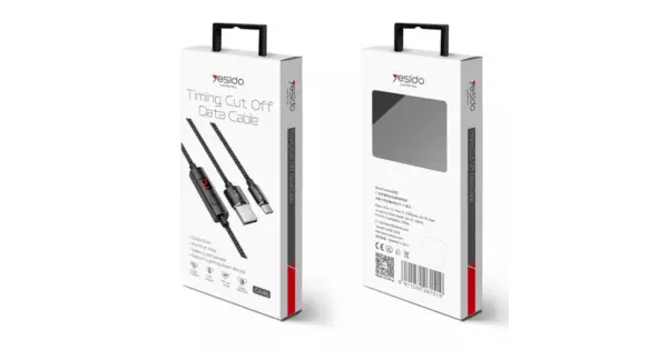 cable de donnees micro usb yesido ca46 avec coupure de synchronisation