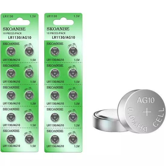 pile de montre lr1130h ag10 1 5v 1pcs