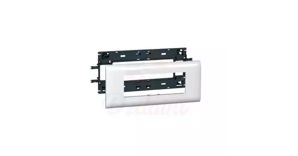 support mosaic 4 modules pour goulotte dlp monobloc avec couvercle 65mm