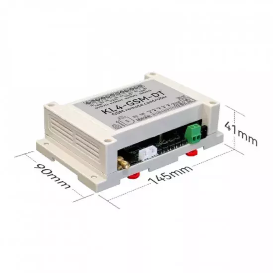 kl4 gsm dtc controleur gsm avec 4 relais et 2 sondes de temperature