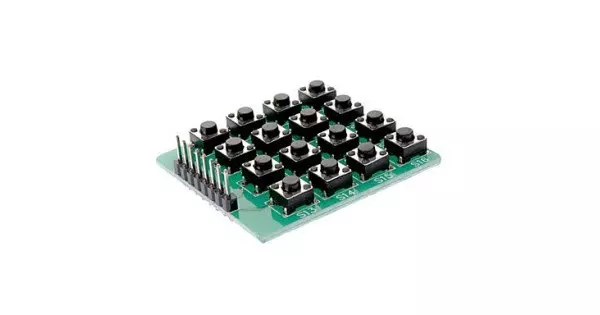 clavier 16 touches matrice micro switch 4x4